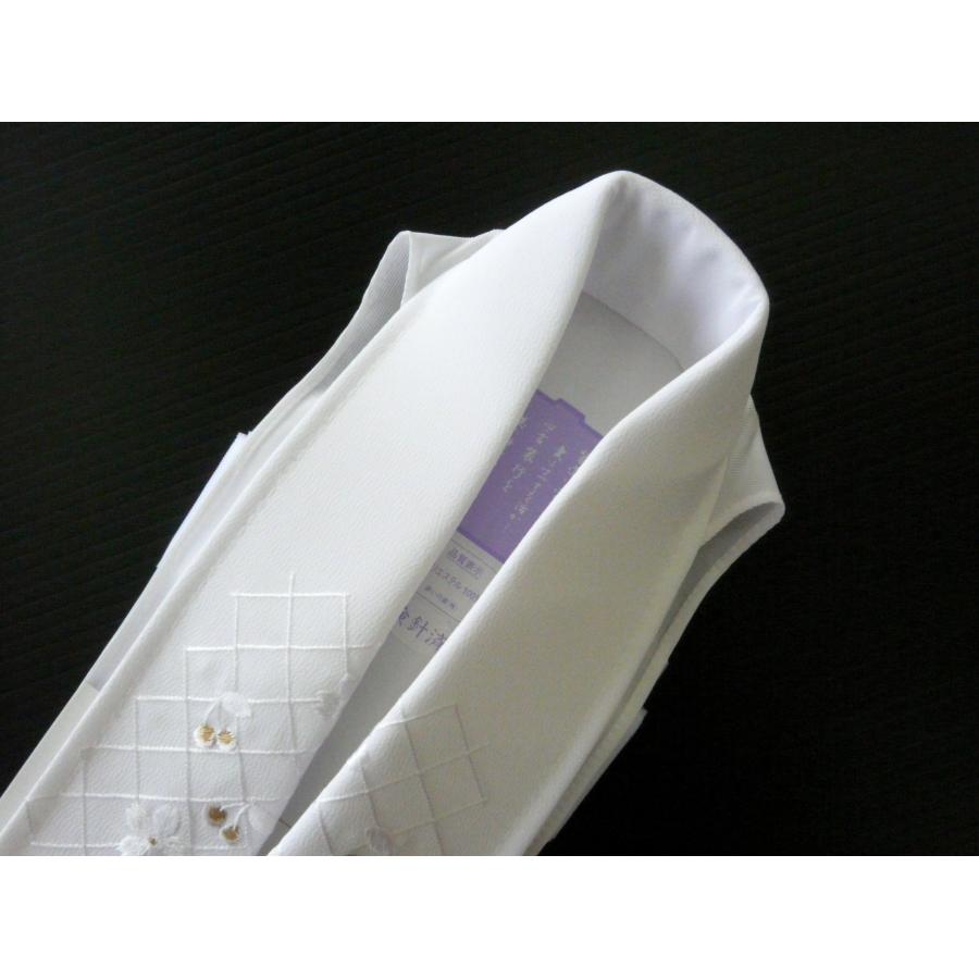 装道 美容衿 刺繍衿 装いの道 白 刺繍 白と金 花とサクランボ 299 : いけのや - 通販 - Yahoo!ショッピング