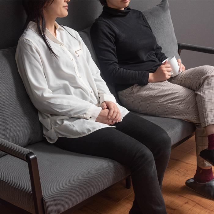 3人掛けソファ 168cm 肘付き コーデュロイソファ インダストリアル ソファー 肘掛けあり アーム付き かわいい コンパクト : IKIKAGU イキカグ - 通販 - Yahoo!ショッピング