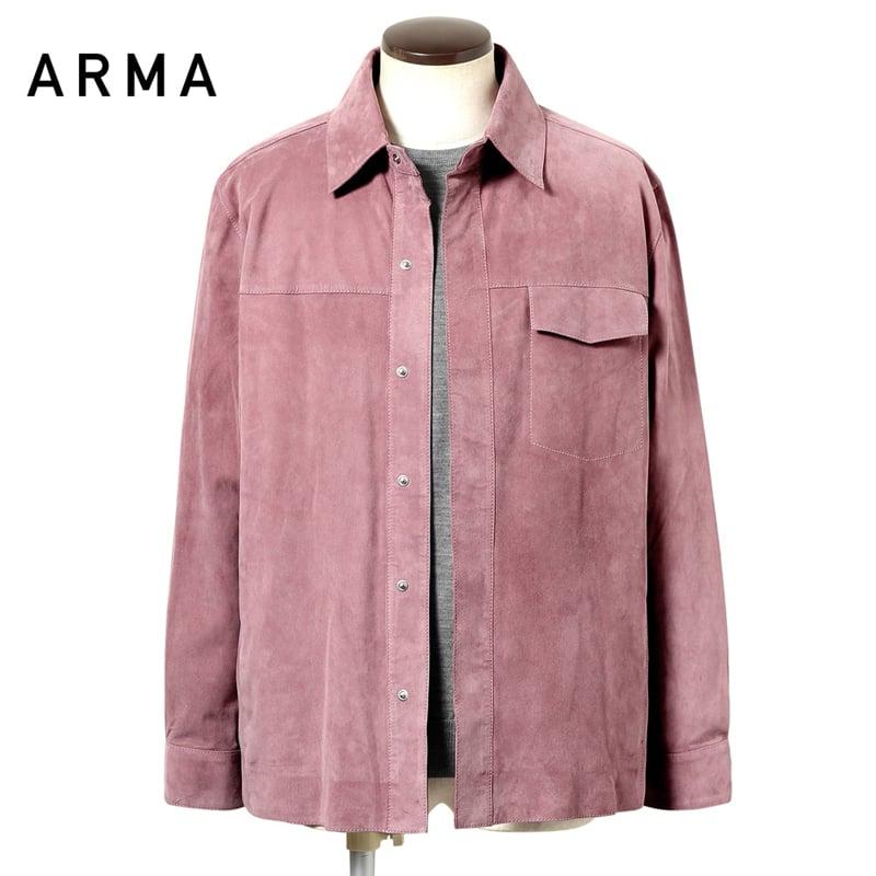 アルマ ARMA ／ ゴートスエードシャツアウター「DILLEN」（ダスティピンク） : 粋な着こなしヤフー店 - 通販 - Yahoo!ショッピング