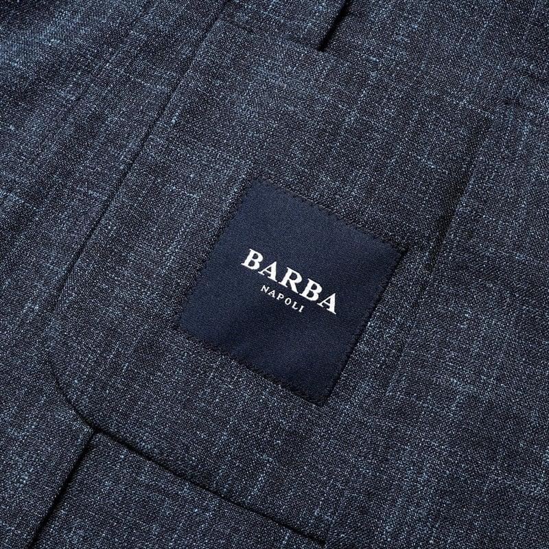 BARBA バルバ ／ 25SS Loro Pianaウールシルクリネントロピカル2Bシャツジャケット「EASY JAP」（ネイビー） : 粋な着こなしヤフー店 - 通販 - Yahoo!ショッピング