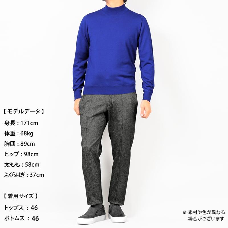 DRUMOHR ドルモア Drumohr ／ Loro Piana梳毛カシミヤ30ゲージモックネックニット「D0TK144」（ブラウングレー ...