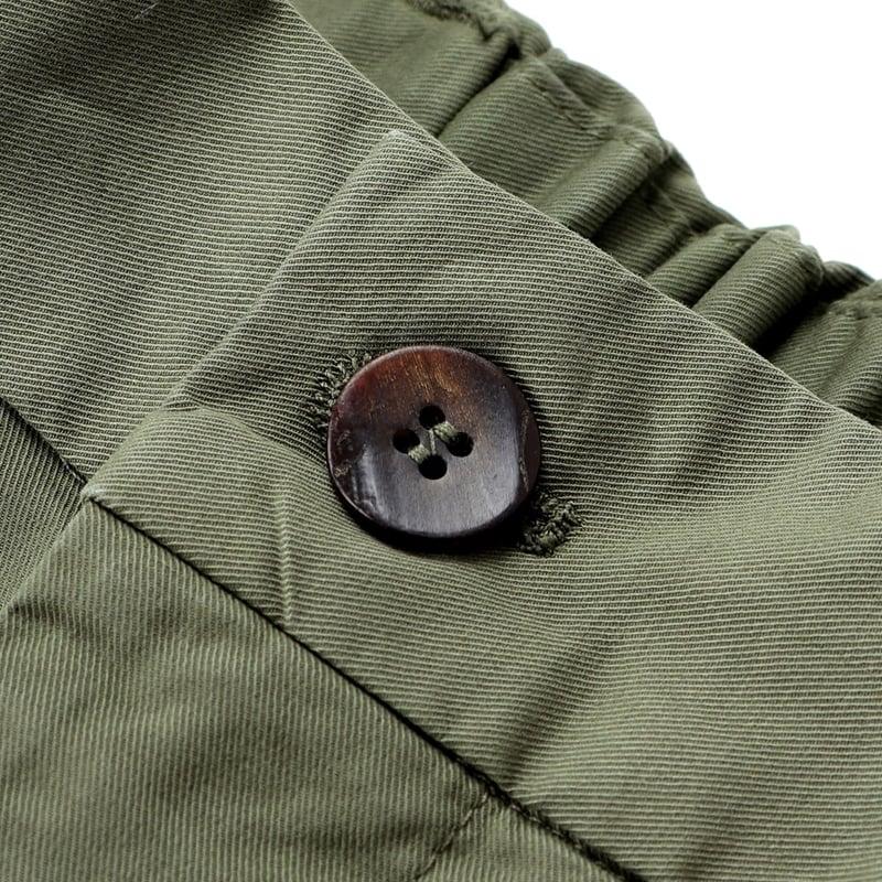 【SALE】デヴォレ インチピット DEVORE incipit ／ 25SS 製品染め2PLYコットンストレッチツイル1プリーツシャーリング ...
