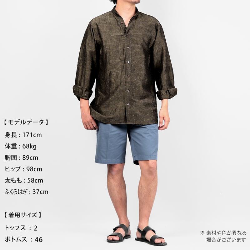【SALE】デヴォレ インチピット DEVORE incipit ／ 25SS 製品染め2PLYコットンストレッチツイル1プリーツシャーリング ...