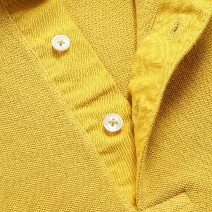 gim 【SALE】 ジム GIM ／ 当店別注 手染めコットン40番手双糸引き揃え鹿の子半袖ポロシャツ「24201029」（マスタード） : 粋な着こなしヤフー店 - 通販 - Yahoo ...