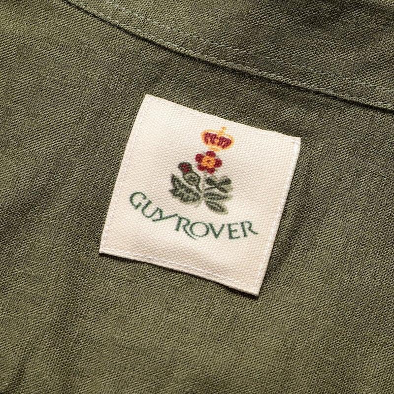 GUY ROVER ギローバー ／ 25SS リネンレーヨンポプリンシャツアウター「GR132L」（オリーブ） : 粋な着こなしヤフー店 - 通販 - Yahoo!ショッピング