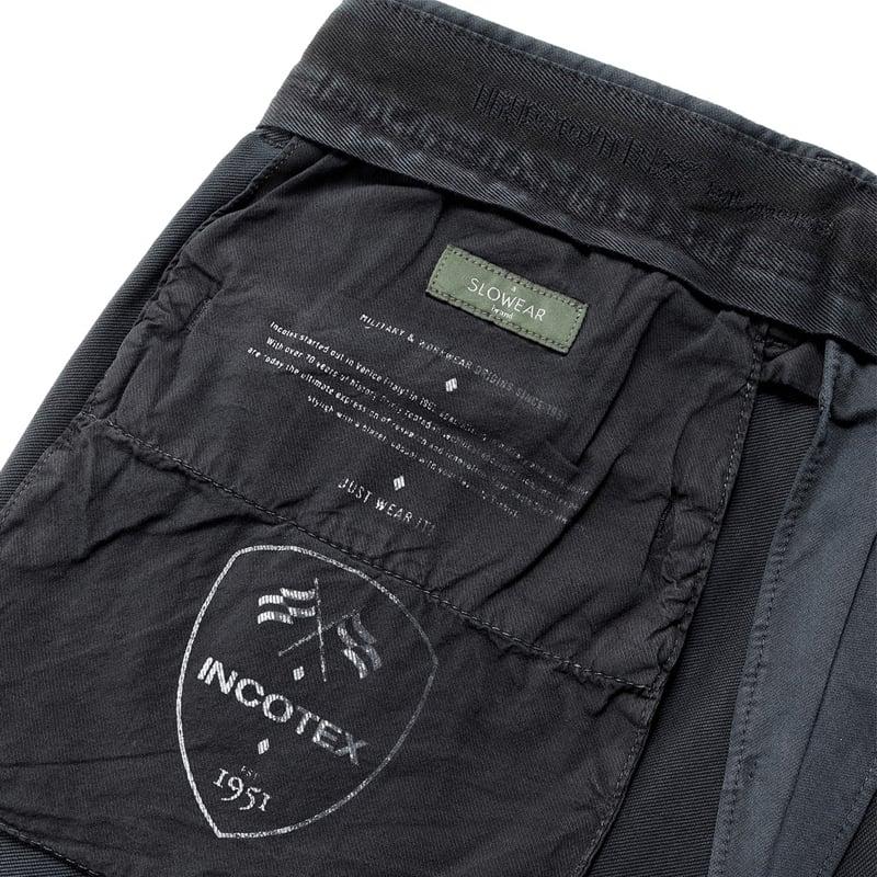 インコテックススラックス INCOTEX SLACKS ／ 24-25AW 製品染めコットンストレッチサテンチノパンツ「18S100-4697A」（ネイビー） : itx2420301 : 粋 ...