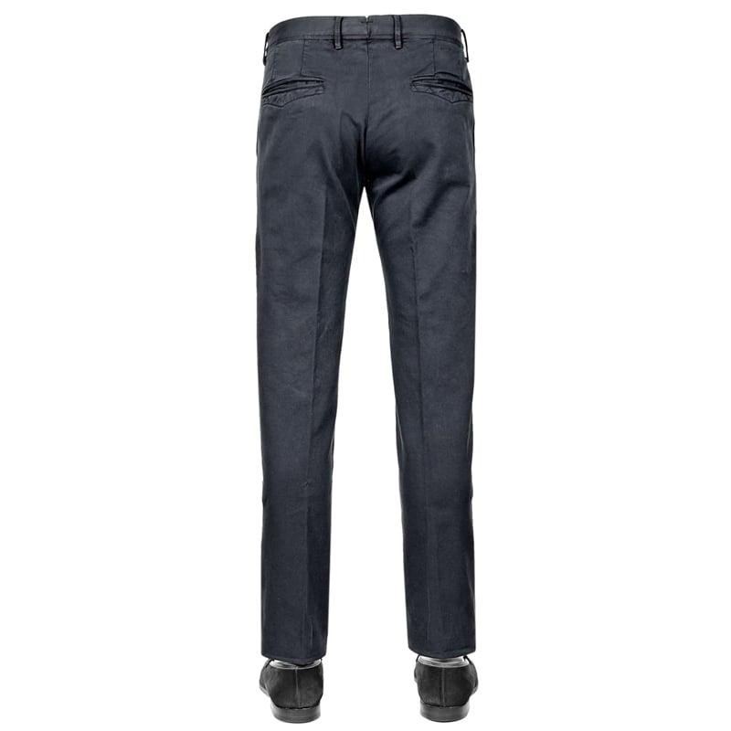 インコテックススラックス INCOTEX SLACKS ／ 24-25AW 製品染めコットンストレッチサテンチノパンツ「18S100-4697A」（ネイビー） : itx2420301 : 粋 ...