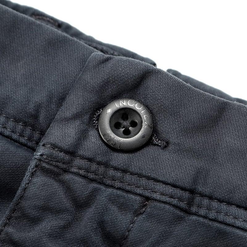 インコテックススラックス INCOTEX SLACKS ／ 24-25AW 製品染めコットンストレッチサテンチノパンツ「18S100-4697A」（ネイビー） : itx2420301 : 粋 ...