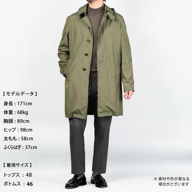 リンペルメアビレ l’impermeabile ／ 25SS 撥水高密度ポリエステルタフタパッカブルステンカラーコート「MARTIN P8」（ライトベージュ） : 粋な着こなしヤフー店 ...