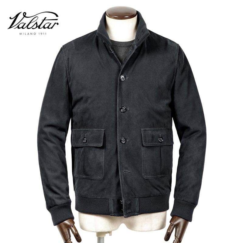 Valstar ヴァルスター ／ ゴートスエードバルスターブルゾン「VALSTARINO 407A.F228」（DARK BLUE／ダークネイビー） : 粋な着こなしヤフー店 - 通販 ...