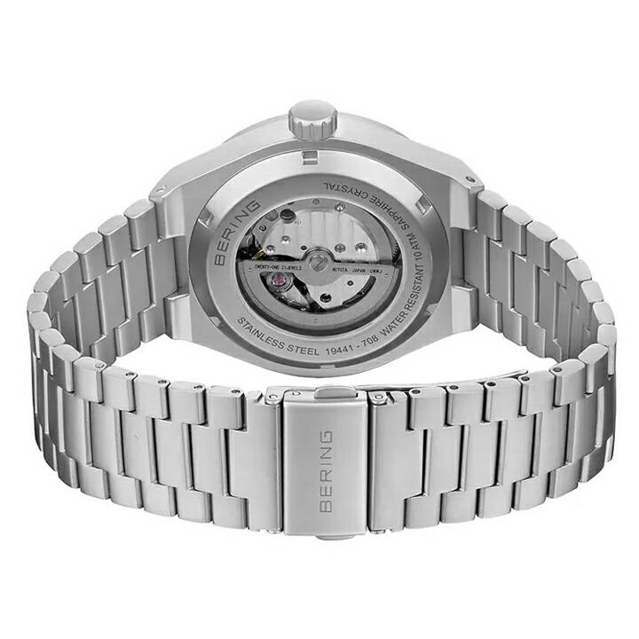 BERING ベーリング ARCTIC CIRCLE 自動巻き 41mm 10気圧防水 グリーン 腕時計 日本国内正規品 3年間メーカー保証 ...