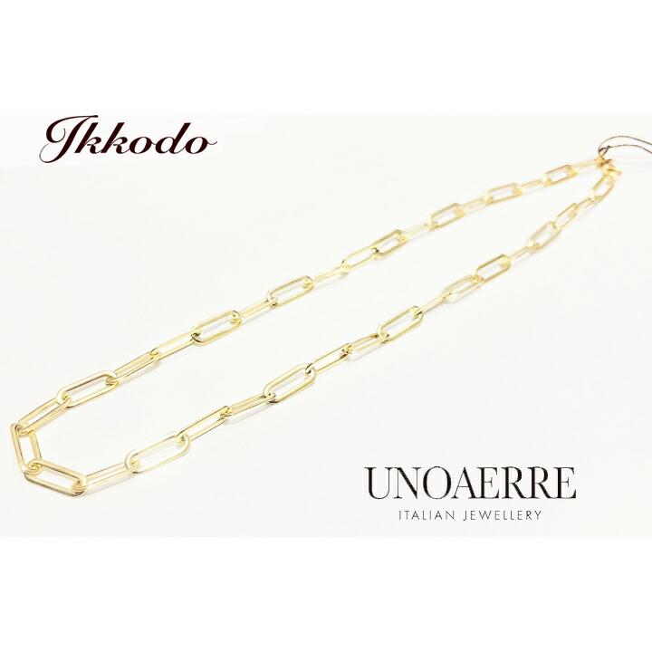 UNOAERRE ウノアエレ K18イエローゴールドネックレス 45cm 正規品 28730 : 城下町松本の時計店一光堂 - 通販 - Yahoo!ショッピング