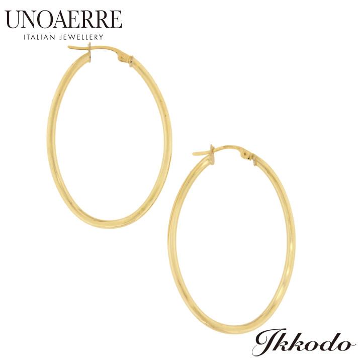 UNOAERRE ウノアエレ K18イエローゴールドフープピアス 正規品 777 : 城下町松本の時計店一光堂 - 通販 - Yahoo!ショッピング
