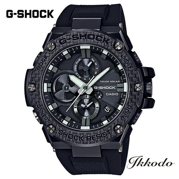 G-SHOCK G-STEEL GST-B100 カーボンベゼル 樹脂バンド 20気圧防水 ネオブライト スマートフォンリンク 国内正規品 腕 ...