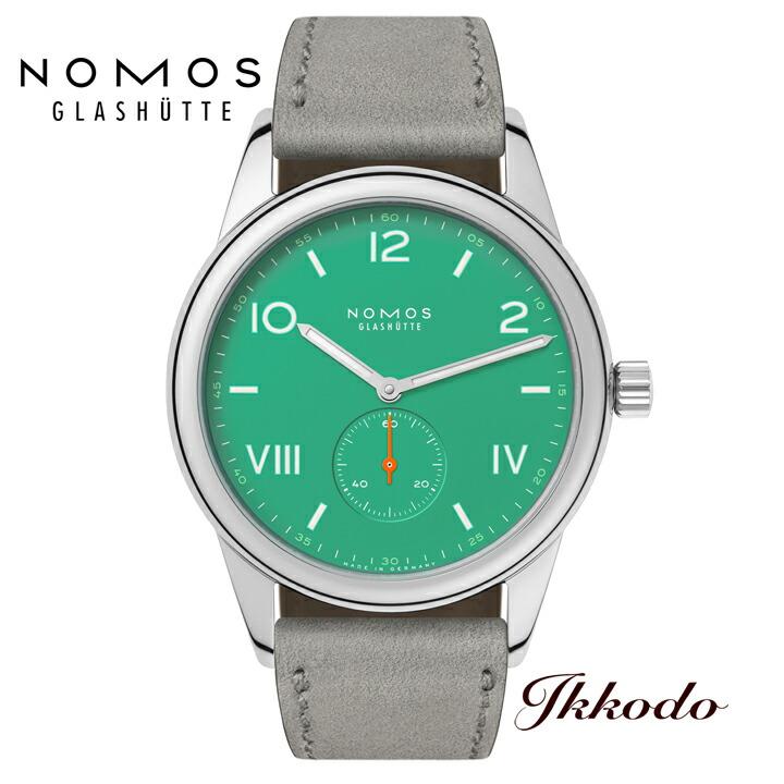 NOMOS GLASHUETTE ボーナスストア＋10% ノモス クラブ キャンパス38 エレクトリックグリーン 38.5ミリ 手巻き 正規品 腕時計 NM726 : 城下町松本の時計店一光堂 ...