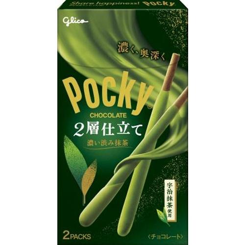 Pocky グリコ ポッキー2層仕立て 濃い渋み抹茶 2P×10個（5月下旬頃入荷予定） : お菓子と食品のいっこもんマルシェ - 通販 - Yahoo!ショッピング
