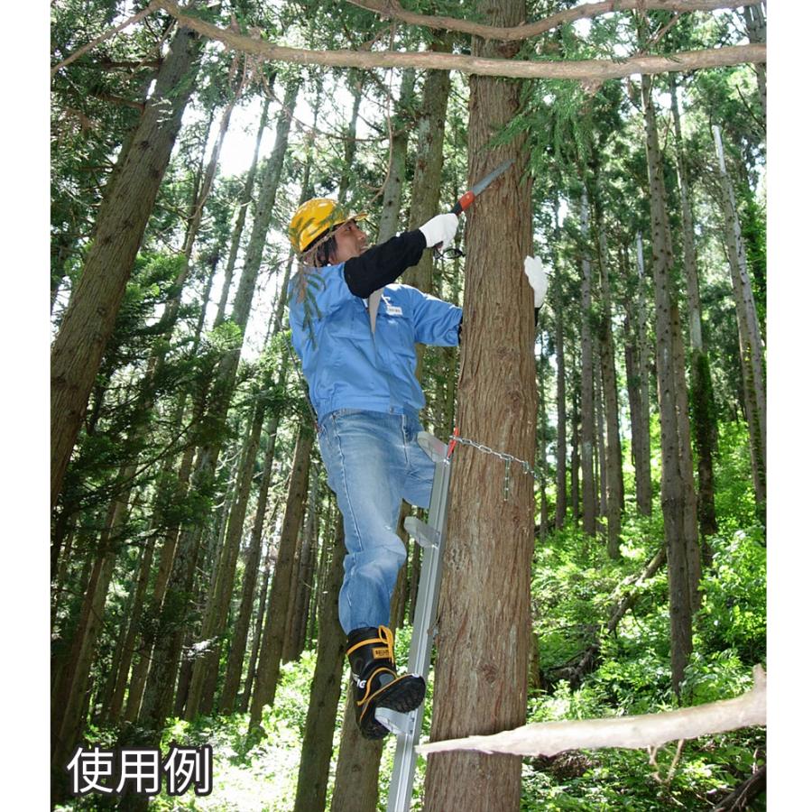 枝打ちはしご 枝打ち梯子 全長4.56m 軽量 アルミ製 枝打ち 木登り ハシゴ 建築機器 建築作業 DIY 国産 日本製 本宏製作所 梯子 高所作業 ML-6 モンキーラダー : 一級品の店 ...