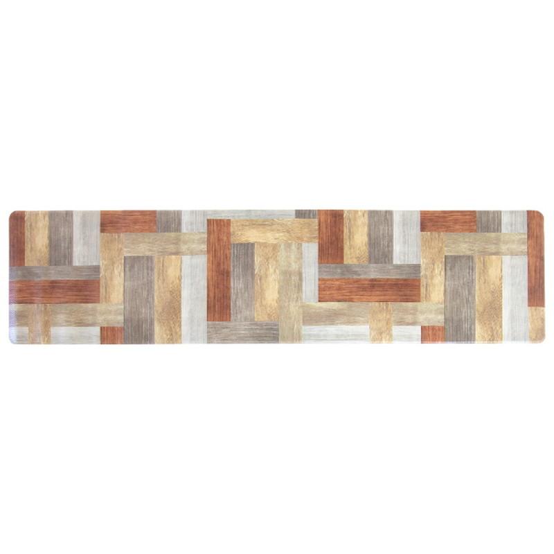 MEES 拭いてお手入れするマット45x180 キッチンマット ウッド BR キッチンマット トイレマット 快適 カバー トイレ キッチン 台所 家庭用品 : 一級品の店 いっきゅう - 通販 ...