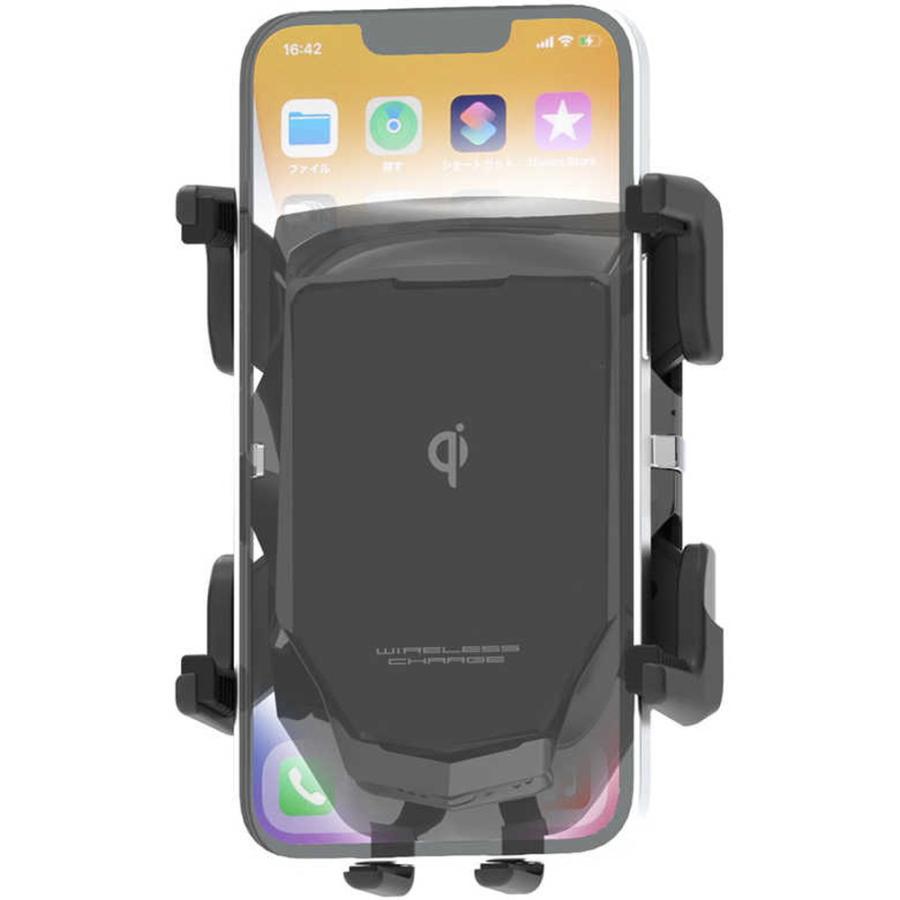 Kashimura Qiホルダー4アーム吸盤 カーチャージャー ワイヤレス充電 スマホ充電器 カー用品 カシムラ : 一級品の店 いっきゅう - 通販 - Yahoo!ショッピング