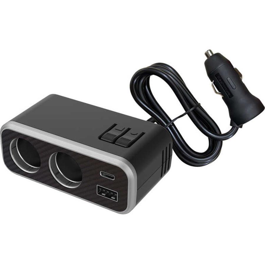 Kashimura 2連SソケットPD30W／USBレインボー USB増設ソケット カーチャージャー スマホ充電器 カー用品 カシムラ : 一級品の店 いっきゅう - 通販 - Yahoo ...