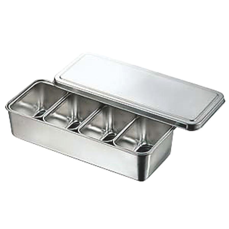 大屋金属 CLO 18−8 00号プレスヤクミ入 長4ヶ入 燕三条 国産 日本製 キッチンポット バット 容器 食材 薬味 料理 調理 調理器具 厨房 : 一級品の店 いっきゅう - 通販 ...