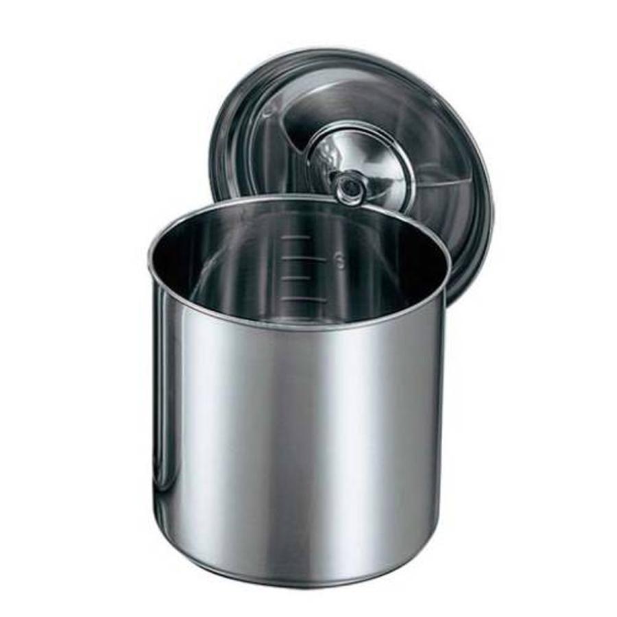 大屋金属 CLO モリブデンキッチンポット目盛付 12cm（1．3L）手無 燕三条 国産 日本製 キッチンポット バット 容器 食材 料理 調理 厨房 : 一級品の店 いっきゅう - 通販 ...