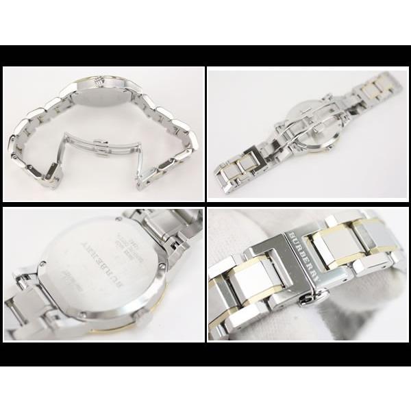 BURBERRY イコー質店 バーバリー ★希少モデル BU9115 男女兼用ウォッチ クオーツ SS/GP 新品仕上げ済み 美品 ...
