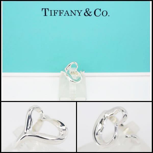 TIFFANY&Co. イコー質店 ティファニー ★人気デザイン エルサ・ペレッティ オープンハートリング SV925 8号 新品仕上げ済み ...