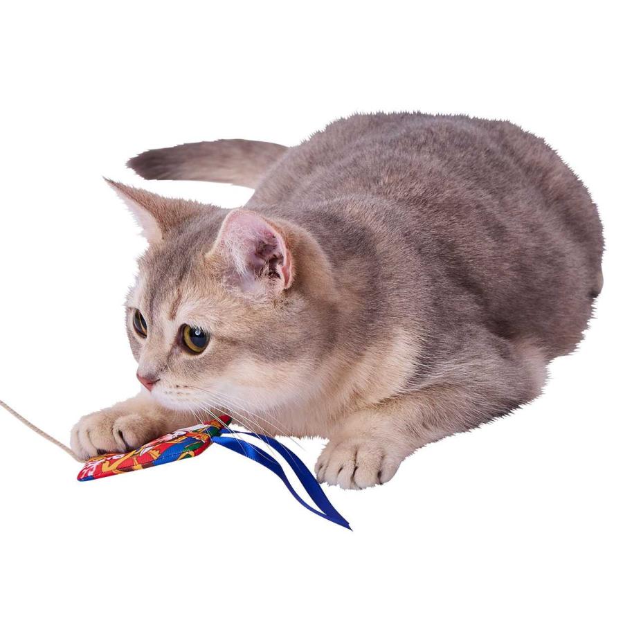 Petio ペティオ 猫用おもちゃ 猫小町 凧じゃらし 武者×12個セット : イコアペットフード - 通販 - Yahoo!ショッピング