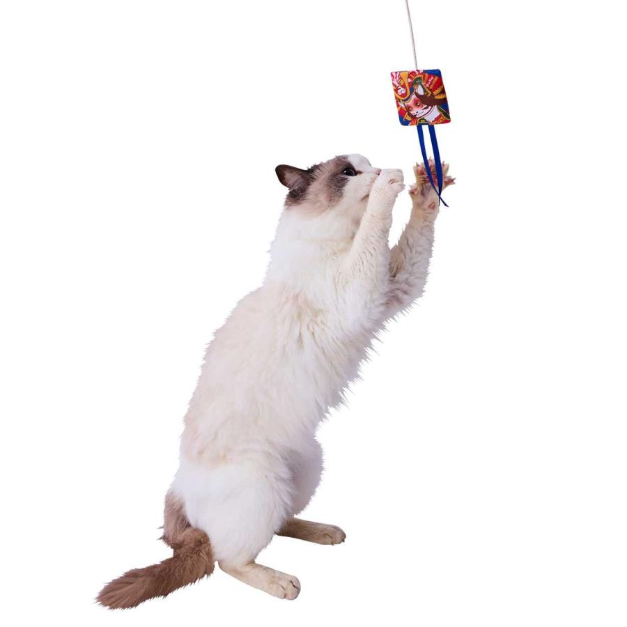 Petio ペティオ 猫用おもちゃ 猫小町 凧じゃらし 武者×12個セット : イコアペットフード - 通販 - Yahoo!ショッピング