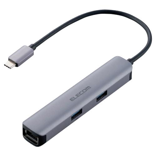 ELECOM（エレコム） USB ハブ Type-Cドッキングステーション アルミボディ : いくるんYahoo!ショッピング店 - 通販 - Yahoo!ショッピング