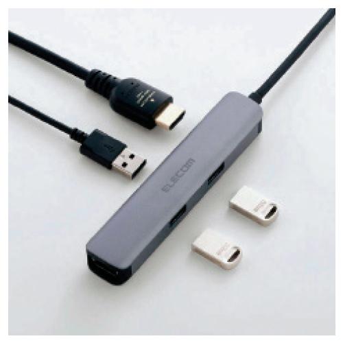 ELECOM（エレコム） USB ハブ Type-Cドッキングステーション アルミボディ : いくるんYahoo!ショッピング店 - 通販 - Yahoo!ショッピング