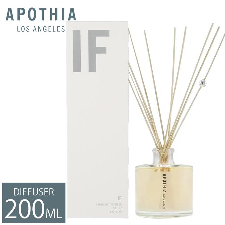 APOTHIA アポーシア イフ IF Large Diffuser ディフューザー シトラス ラージサイズ ルームフレグランス 200ml : おしゃれシューズが揃う Ys choice ...