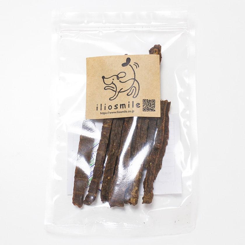 iliosmile 犬 おやつ 低脂肪 無添加 国産 兵庫産 牛ハツスティック 50g/ビーフ 肉 牛肉 心臓 回復 ケア犬用おやつ ポイント利用 お試し商品 サンプル : 犬用自然派おやつ ...