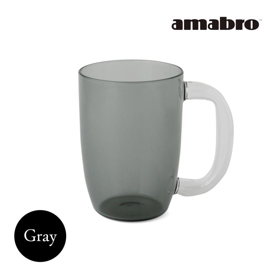 amabro（アマブロ） amabro GRIP MUG ガラスマグ ビールジョッキ ビアマグ 耐熱 大きい おしゃれ ギフト : 食器 生活 ...