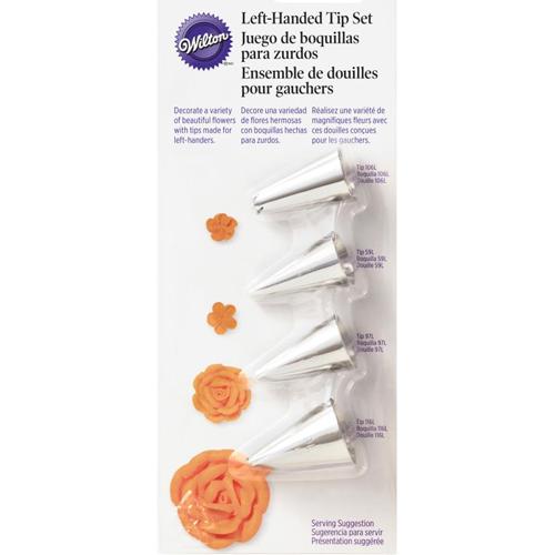 Wilton Wilton（ウィルトン）： Decorating Tip Set 左手 -#59L ペタル #97L #106L ドロップ ...
