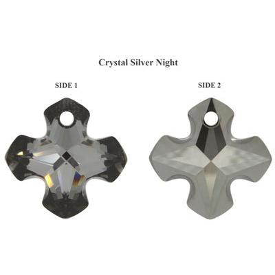 SWAROVSKI スワロフスキー 6867 ： (グリーク・クロス) 28mm シルバーナイト/1個 : アイ・ラブ・スマート - 通販 - Yahoo!ショッピング