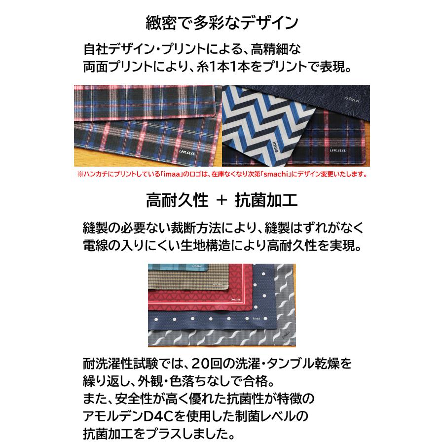 imaa ハンカチ ギフト 和柄 3枚セット ノンアイロン ハンカチーフ smachi スマチ 日本製 約25cm×25cm プレゼント 実用的 贈り物 西陣 菱屋善兵衛 : タオルのお店 ...