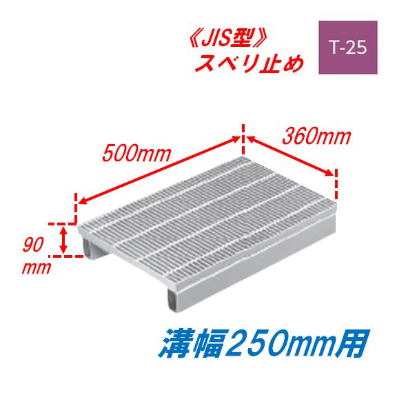 側溝 グレーチング 溝幅250mm T25 かさ上げ溝蓋 スベリ止め 細目 圧接式 溝蓋 500mm長 90mm高 嵩上げ ニムラ JIS型 みぞぶた : 今戸屋建材ヤフー店 - 通販 ...