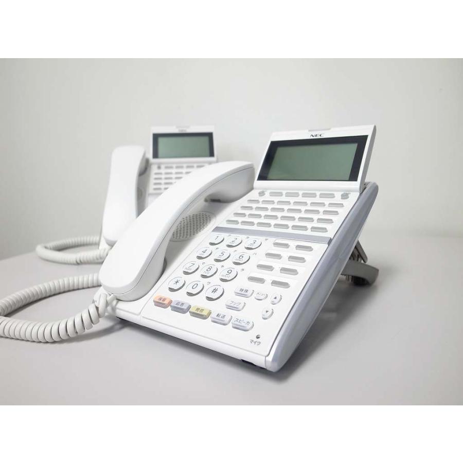 【☆希少☆DLK☆】 NEC UNIVERGE DT800 32ボタン(スリム)IP電話 【ITZ-32DLK-2D(WH)TEL】 2台 ...