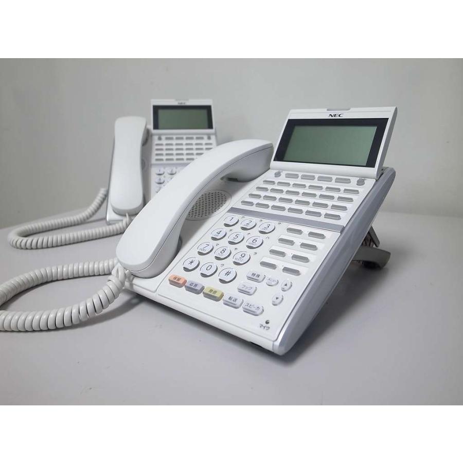 【☆希少☆DLK☆】 NEC UNIVERGE DT800 32ボタン(スリム)IP電話機 【ITZ-32DLK-2D(WH)TEL】 2台 ...