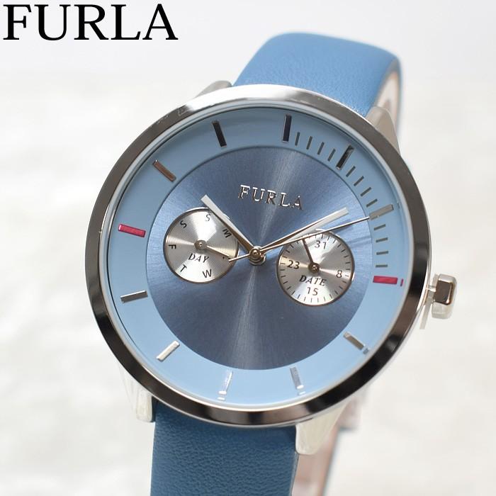 FURLA フルラ 腕時計 時計（36）レディース R4251102548 METROPOLIS メトロポリス 38m クォーツ ブルー 革 レザー : r4251102548-36 ...
