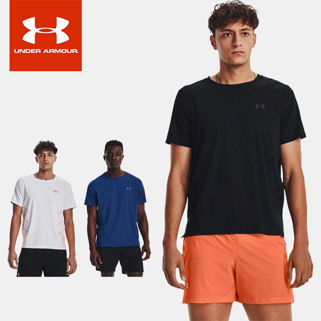 UNDER ARMOUR ☆ネコポス アンダーアーマー メンズ UA アイソチル レーザーヒート ショートスリーブ Tシャツ 半袖 丸首 ワン ...