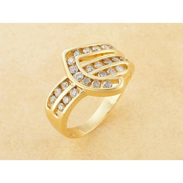 ダイヤモンド/0.50ct デザイン リング K18YG 12号 : g6572 : インペリアル - 通販 - Yahoo!ショッピング