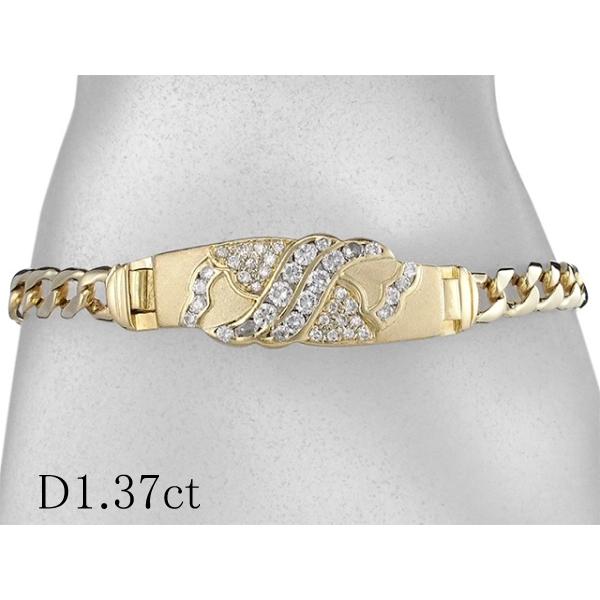 ダイヤモンド/1.37ct デザイン ブレスレット K18YG : インペリアル - 通販 - Yahoo!ショッピング