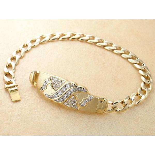 ダイヤモンド/1.37ct デザイン ブレスレット K18YG : インペリアル - 通販 - Yahoo!ショッピング