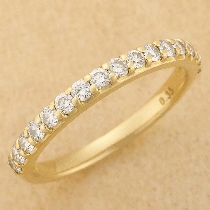 ポンテヴェキオ ダイヤモンド/0.35ct ハーフエタニティ リング K18YG 9号 : i0932 : インペリアル - 通販 - Yahoo!ショッピング