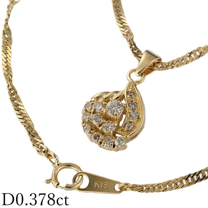 ダイヤモンド/0.378ct ネックレス K18YG : インペリアル - 通販 - Yahoo!ショッピング
