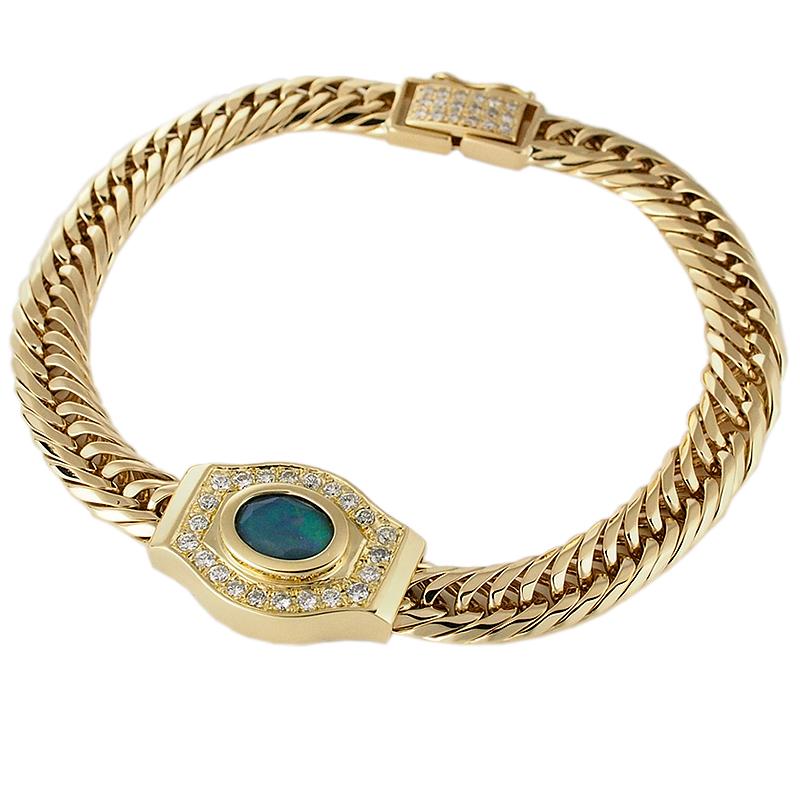 オパール/1.41ct ダイヤ/0.56ct 0.26ct ブレスレット K18YG : インペリアル - 通販 - Yahoo!ショッピング