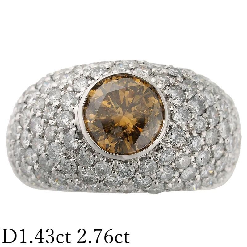 ダイヤモンド/1.43ct 2.76ct リング K18WG 14号 鑑別書付 : インペリアル - 通販 - Yahoo!ショッピング